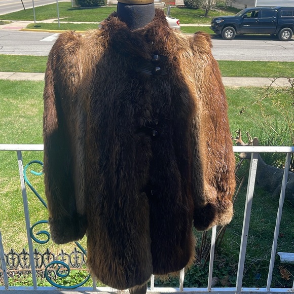Evans | Jackets & Coats | Beaver Fur Coat | Poshmark